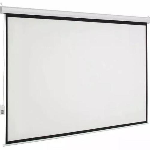 Jual Screen Projector Motorized 100" 4:3 Layar Proyektor Elektrik - Kab ...