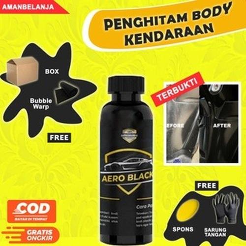 Jual AERO BLACK ORIGINAL PENGHITAM BODY aero autocare - Spon + 2 Latex ...
