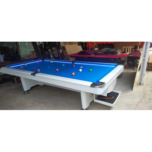 Jual Meja Billiard Minnova 9 ft Finishing Putih Pakai Lampu LED di ...