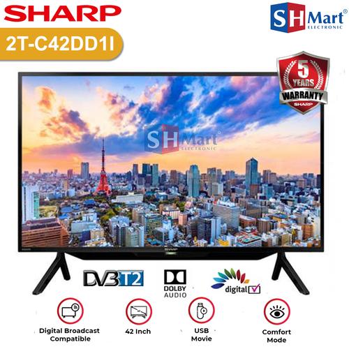 Promo Tv Sharp 42 Inch 2T-C42DD1i Digital Tv Full HD Garansi Resmi ...