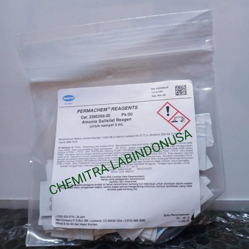 Jual HACH 2395266 Ammonia Salicylate Reagent Powder Pillows, 5 mL, pk ...