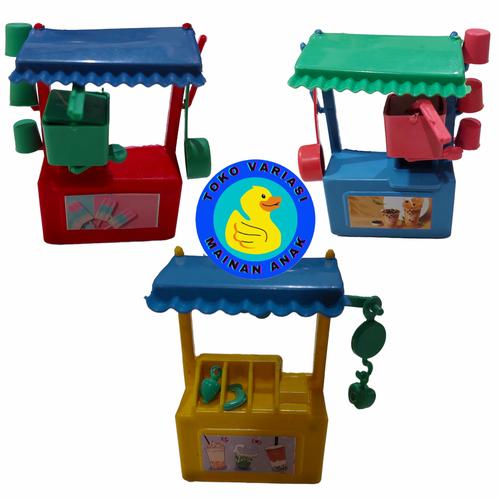 Jual MAINAN KIOS JUALAN MINI/ MINIATUR STAND MAKANAN MINUMAN KESUKAAN ...