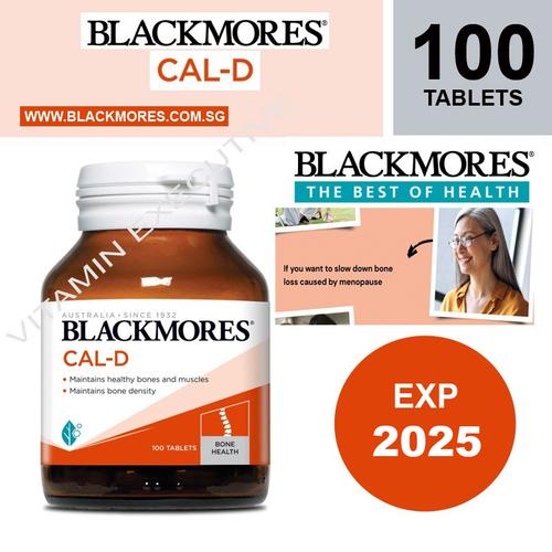 Jual Blackmores Cal-D Calcium 600 mg + Vitamin D3 500 IU, 100 Tablets ...