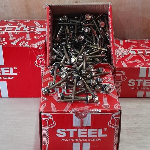 Jual Skrup Roofing 12x30 / Baut Roofing Karet 12x30 Dus Baut Roofing ...