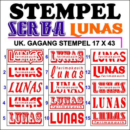 Jual STEMPEL LUNAS CAP WARNA OTOMATIS FLASH TOP DOKTER KANTOR TOKO ...