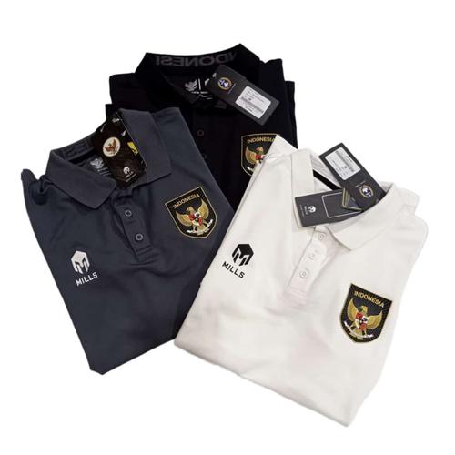 Jual polo shirt mills original official timnas indonesia - Kota ...