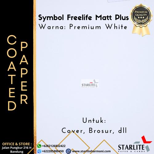 Jual Kertas Fedrigoni Symbol Matt Plus PREMIUM WHITE - 115 gr (64x88 ...