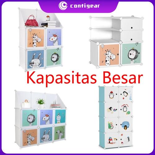 Jual Configear lemari plastik susun lemari pakaian plastik anak ...