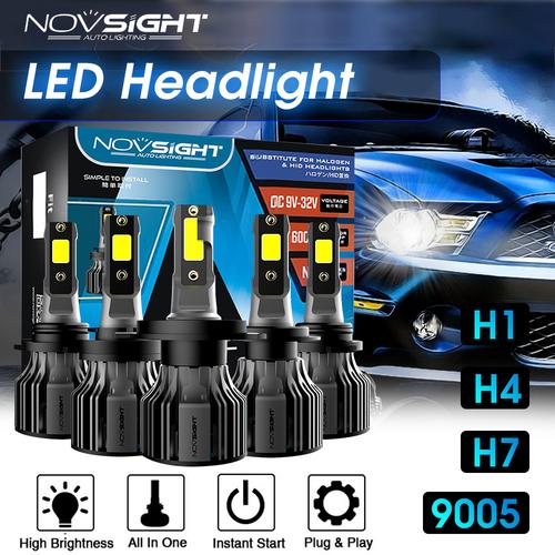Jual NOVSIGHT Lampu LED Headlight Lampu Utama Mobil H4 H7 H11 H1 9005 72W - H11 - Jakarta ...