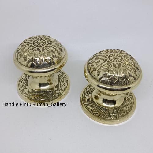 Jual Knop pintu knob pintu ukir gagang pintu kuningan handle pintu ...