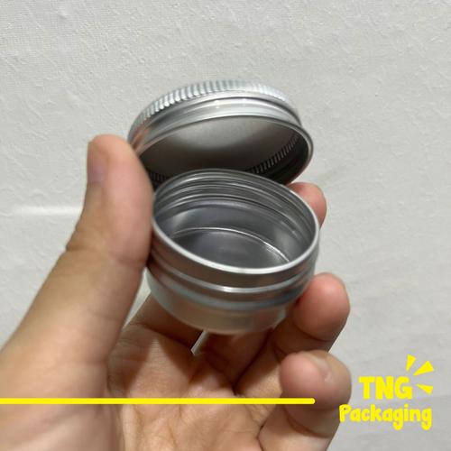 Jual Kaleng Pomade silver 15gr / Pot 15 gram/ Pot Almunium 15 gram ...