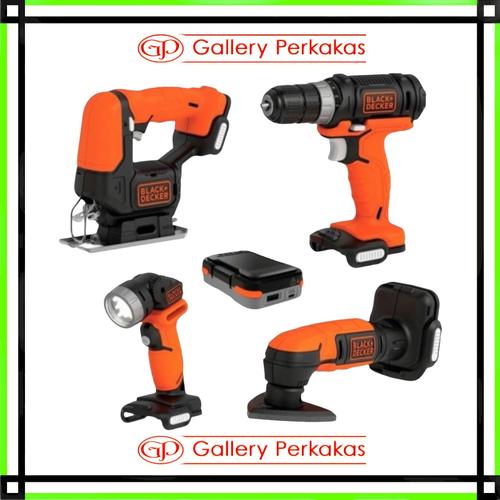 Jual Black+decker go pak perkakas combo kit bor - amplas - gergaji - lampu - Kab. Bogor ...