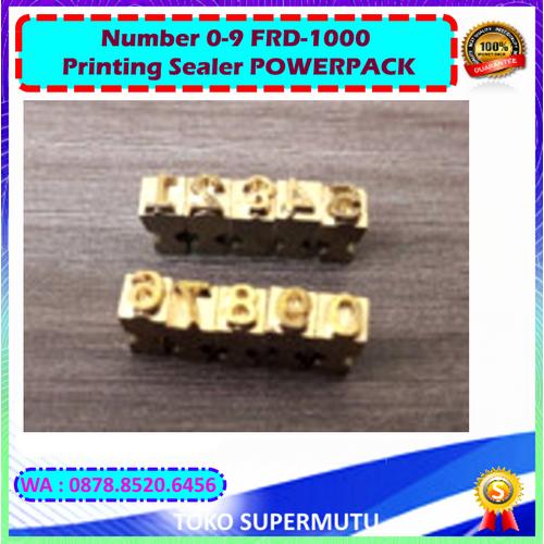 Jual Karakter Number 0-9 FRD-1000 Printing Sealer POWERPACK - Jakarta ...