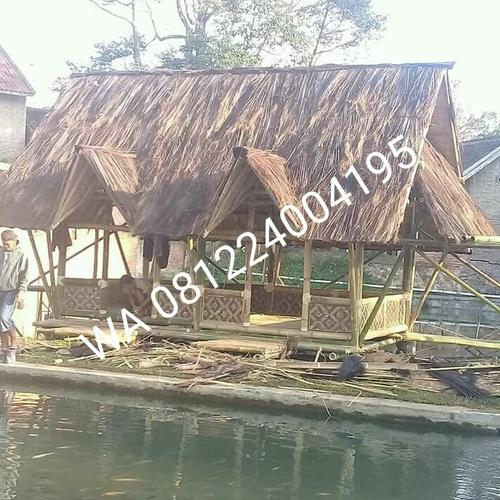 Jual saung bambu atap injuk ukuran 3x6 harga per unit - Kota Cimahi ...