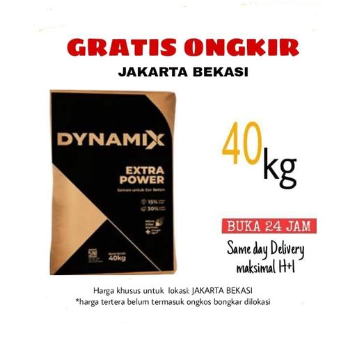 Jual SEMEN DYNAMIX HITAM EXTRA POWER 40KG 1/2DO (100ZAK) - JAKARTA ...
