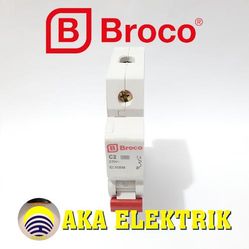 Jual Mcb Broco 1 Phase 2Amp - Jakarta Barat - AKA ELEKTRIK | Tokopedia