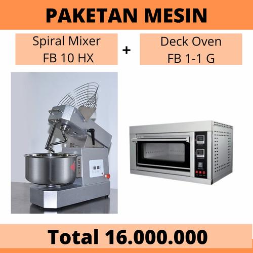 Jual Paket Mesin Oven FB 1-1 G dan Mixer FB 10HX - Kota Surabaya ...