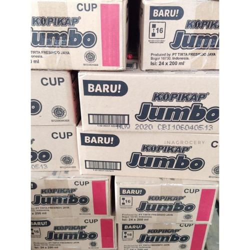 Jual Kopikap jumbo Cappuccino Minuman Kopi [200ml /24 cup 1 karton ...