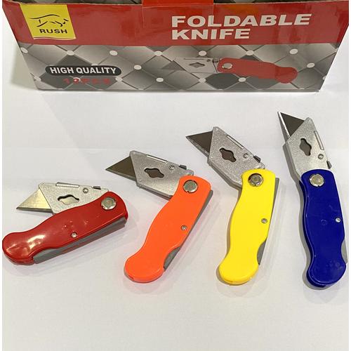 Jual Pisau cutter lipat Foldable knife potong triplek gipsum grc ...