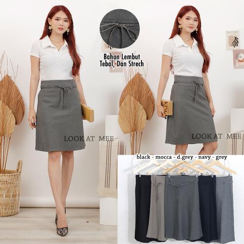 Promo Rok Kerja Pendek 3/4 Rok Kantor Pendek Rok A Line Rok Pendek ...