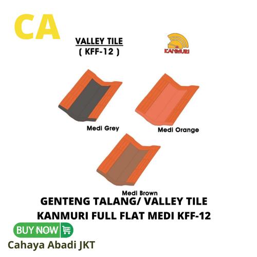 Jual GENTENG TALANG/ VALLEY TILE KANMURI FULL FLAT MEDI KFF-12 - Medi ...