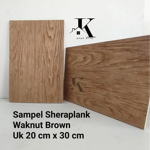 Jual Sampel Shera Plank / Sample Shera Walnut 20 cm x 30 cm / Lisplank ...