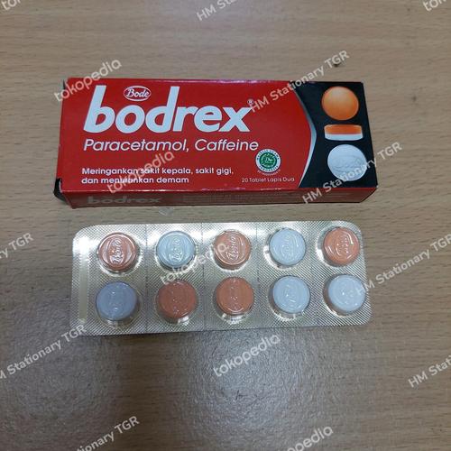 Jual Bodrex Paracetamol 1 Strip (10 pc) / Obat Bodrex Paracetamol ...