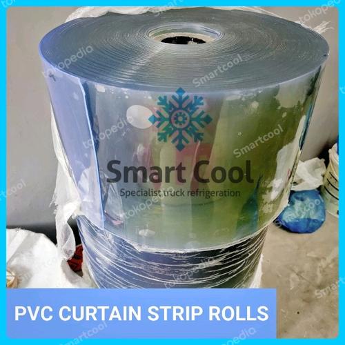 Jual PVC TIRAI STRIP CURTAIN GORDEN TIRAI PLASTIK BENING POLOS PER ROLL ...