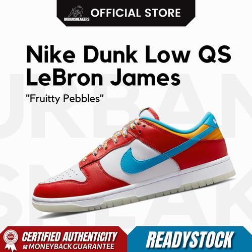 Jual Nike Dunk Low QS Lebron James Fruitty Pebbles | DH8009 600 ...