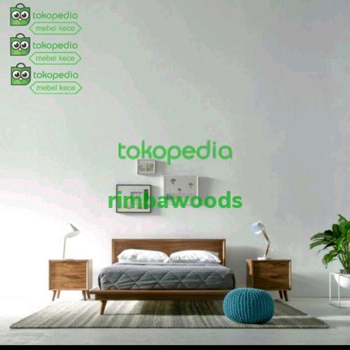 Jual divan kayu mahoni solid,, ranjang kayu retro minimalis modern ...