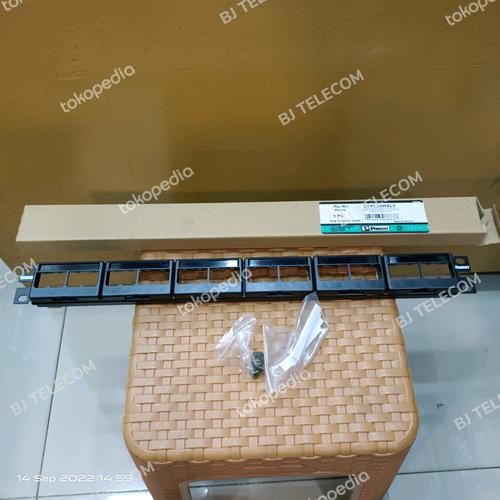 Jual patch panel 24port panduit unloaded/ patch panel panduit 24 port ...