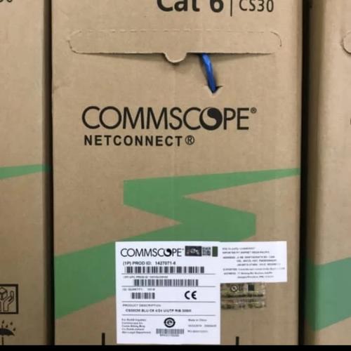 Jual Kabel LAN Data cat6 AMP Comscope Biru Original - Jakarta Pusat ...