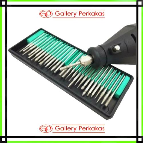 Jual DIAMOND MOUNTED POINTER SET 30 PCS MATA UKIR MINI DIE GRINDER ...