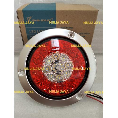 Jual Lampu Stop/Lampu Rem Bulat Kombinasi Merah Putih ORIGINAL BY ...