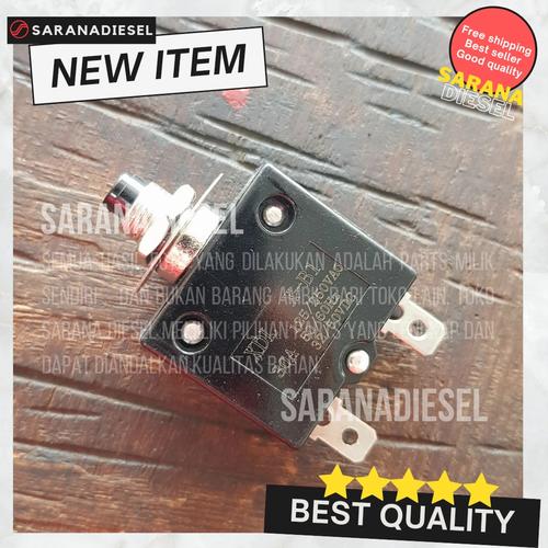 Jual overload protector / push button / circuit buton genset - 15A ...