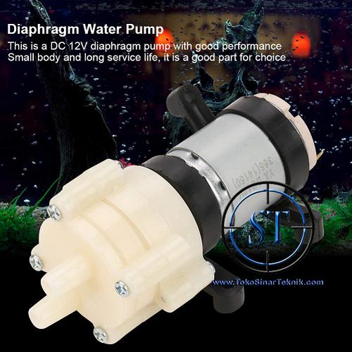 Jual Pompa Air Mini Aquarium 12V Diaphragm Water Pump Printing Food ...