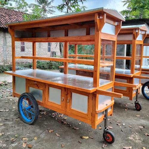 Jual Gerobak nasi goreng/Rombong nasi goreng full kaca - Kab. Klaten ...