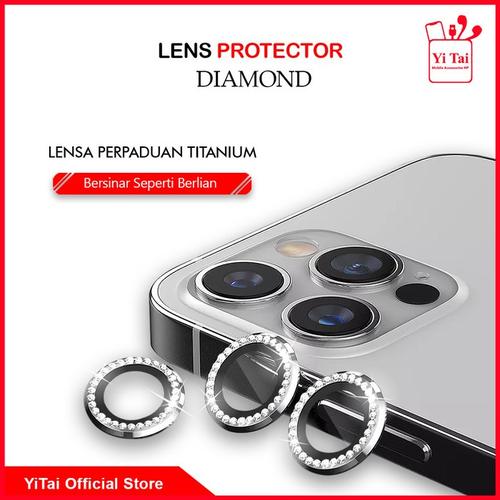 Jual RING LENSA KAMERA DIAMOND YI TAI IPHONE 12 12 MINI IPHONE 12 PRO ...