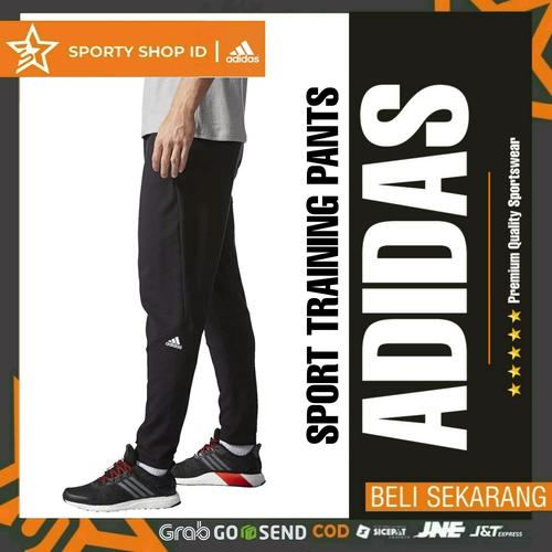 Jual Celana Training Running Olahraga Joging Gym Putih Polos Pria ...