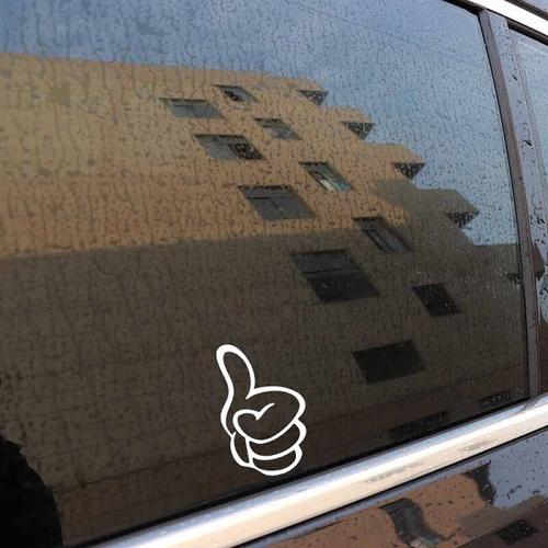 Jual Stiker Lucu Unik Body Kaca Mobil Cutting Sticker Model Jempol ...