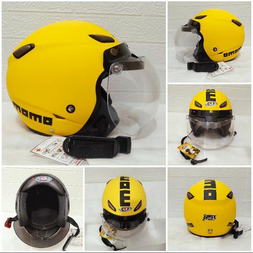Jual Helm Motor Retro JPN Kawai Momo Kuning Kaca Cembung SNI Dewasa ...