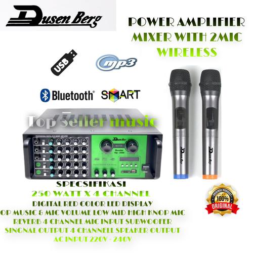 Jual POWER AMPLIFIER MIXER KARAOKE DUSENBERG VIP 2500 ORIGINAL PLUS ...