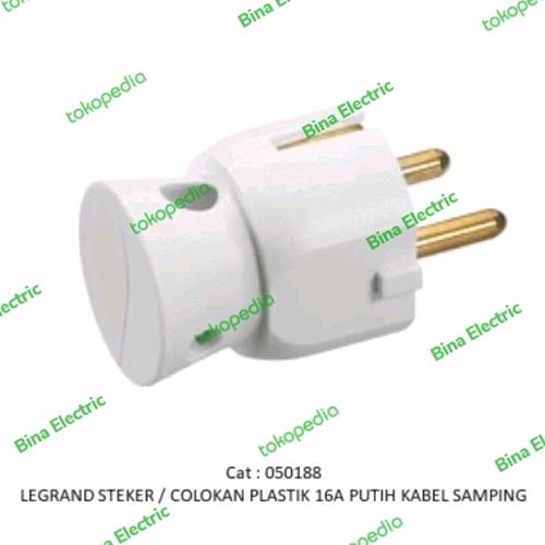 Jual Steker Plastik Legrand Kabel Samping / Colokan Legrand Plastik ...
