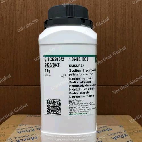 Jual Sodium Hydroxide Merck 1.06498.1000 1 kg NaOH Natrium Hydroxide ...