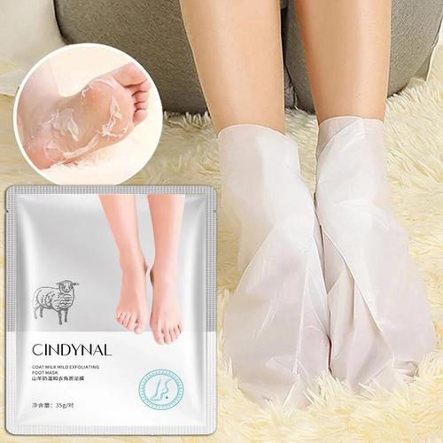 Jual Cindynal Goat Milk Exfoliating Nourishing Foot Mask ORI Masker ...
