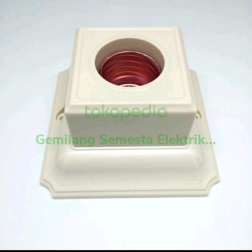 Jual Fitting plafon besar Broco fitting lampu cream - Kab. Bogor ...