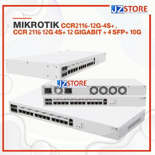 Jual Mikrotik CCR2116-12G-4S+ / CCR 2116 12G 4S+ 12 Gigabit + 4 SFP+ ...
