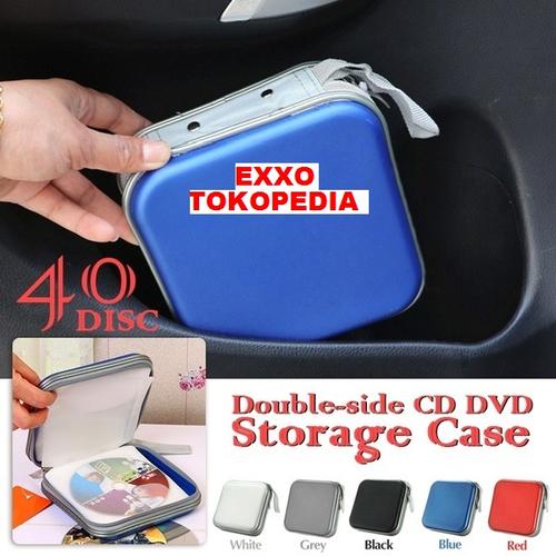 Jual Tempat Penyimpanan Kaset Tas DVDs CD 40 Disc Hardcase Import CD Holder - Hitam - Jakarta ...