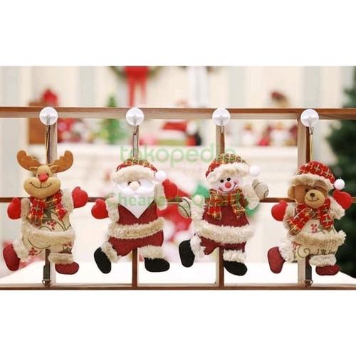 Jual Gantungan Hiasan Natal Boneka Natal Motif Rusa Santa Lucu - Rusa ...