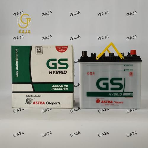 Jual Aki Mobil GS ASTRA Type GS HYBRID NS60LS / 46B24LS 12 Volt 45 Ampere - Jakarta Timur ...